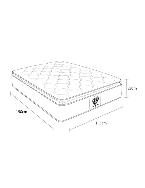 Colchón regular Spring Air smith 6